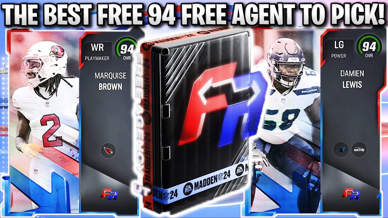 THE BEST FREE 94 OVERALL FREE AGENCY HERO TO PICK IN MADDEN 24! - YouTube