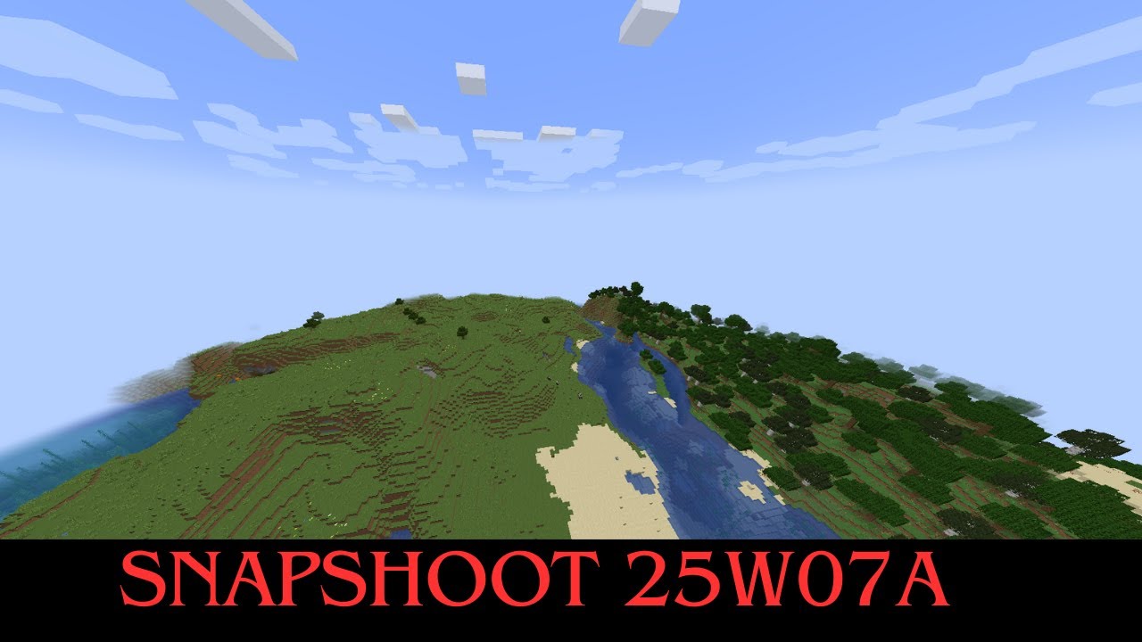 Minecraft Survival na Snapshocie 25w07a - YouTube