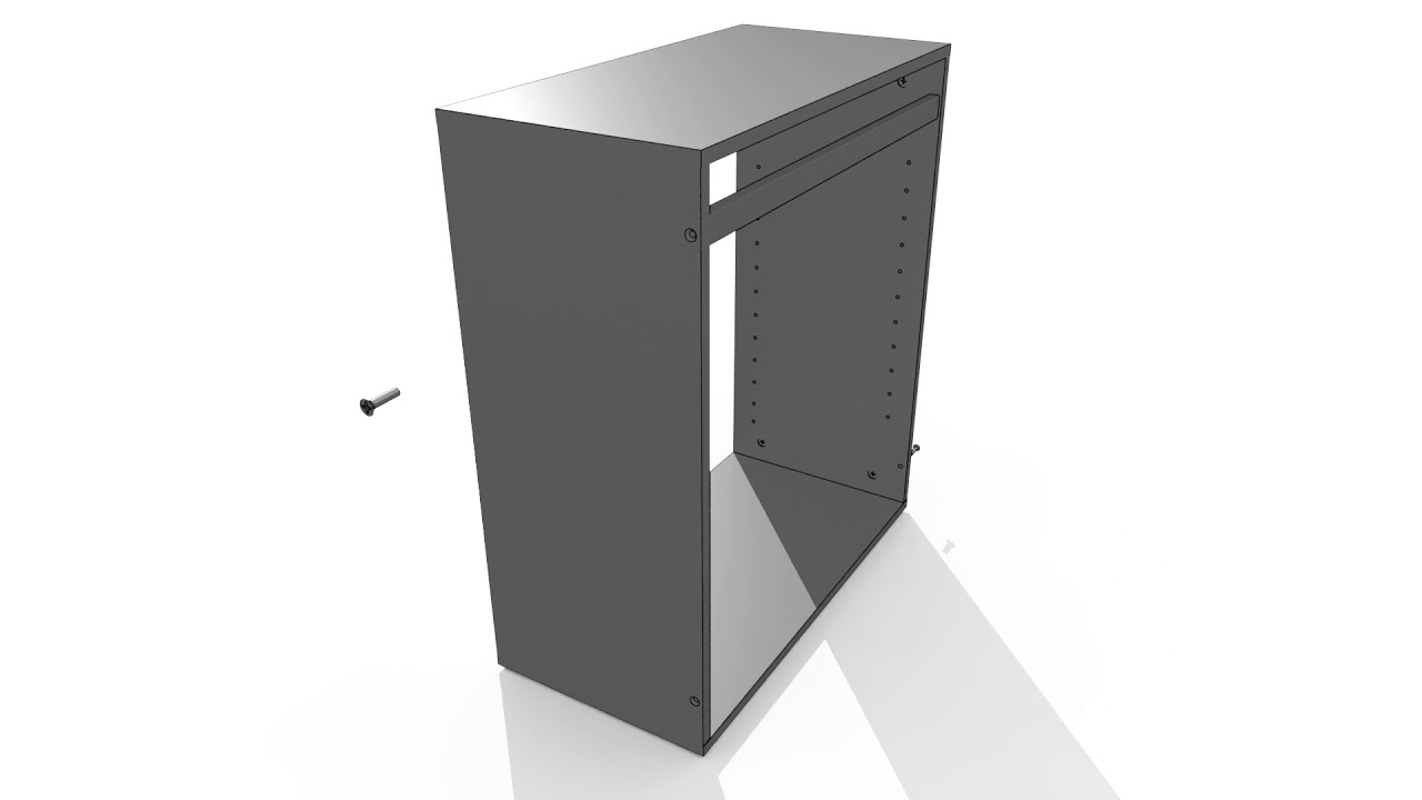 FlowWall Wall Cabinet Assembly Animation - Rute Design - YouTube