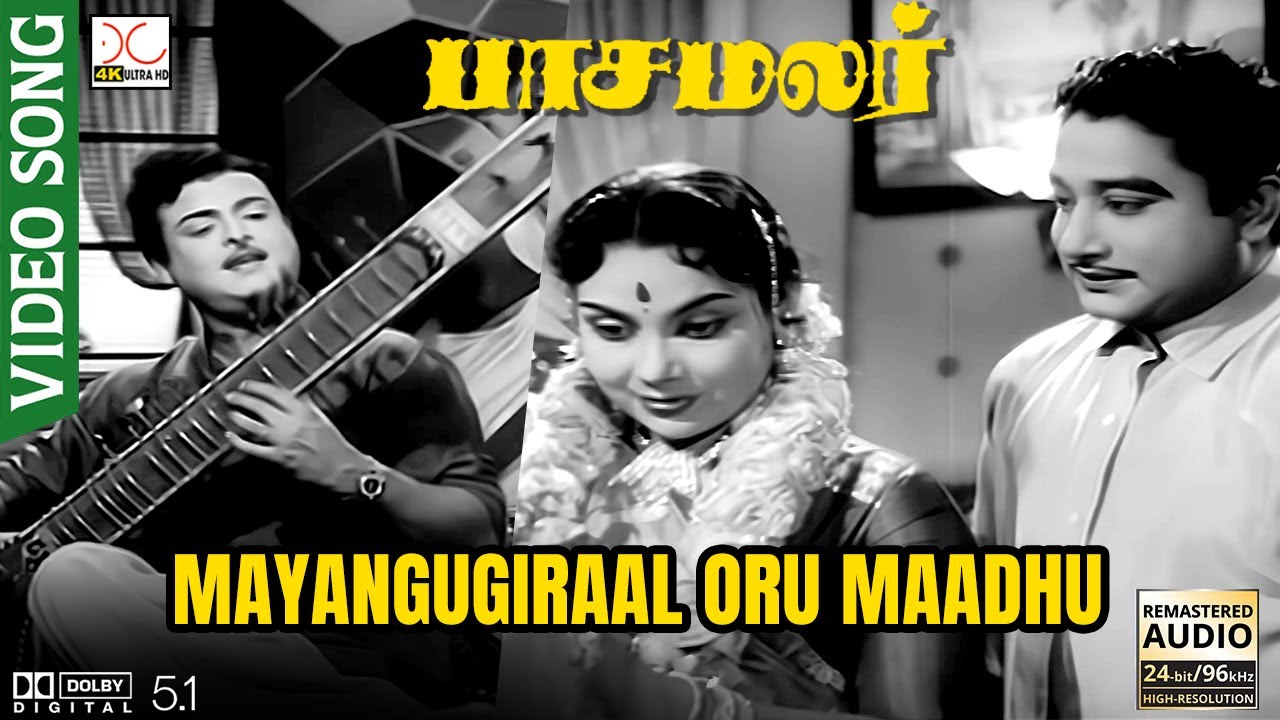 Mayangugiraal Oru Maadhu Full Song | 4K UHD 5.1 | Pasamalar Tamil Movie ...