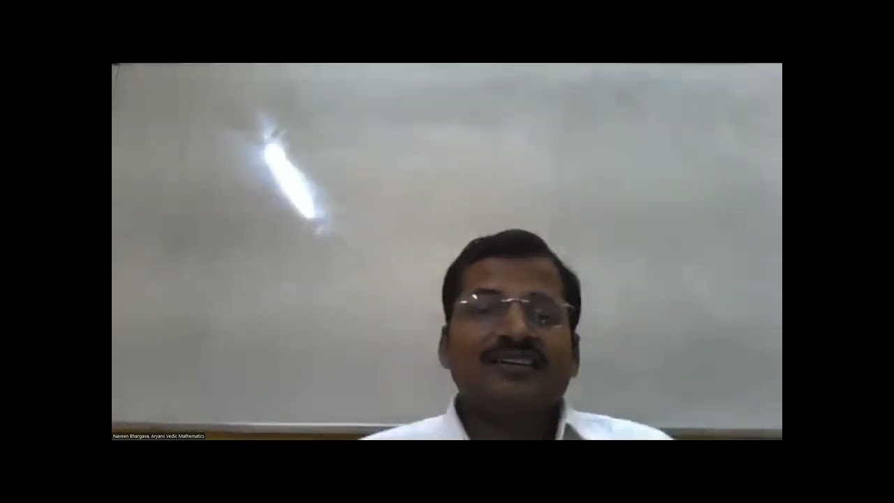 Vedic Mathematics Workshop day 5 - YouTube