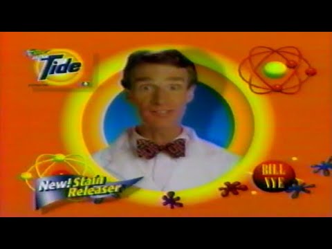Tide Laundry Detergent Featuring Bill Nye The Science Guy TV Commercial ...