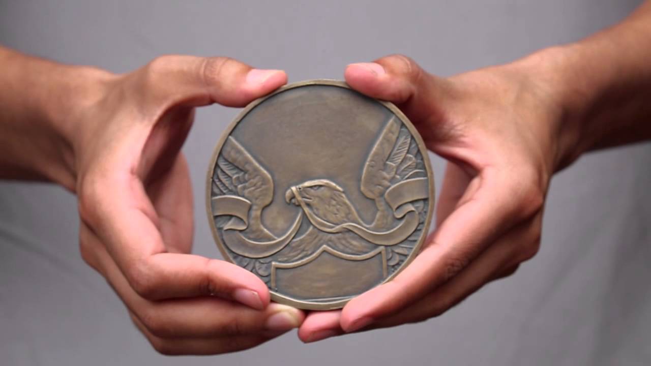 Abbreviated Liberty Art Medal by Heidi Wastweet - YouTube
