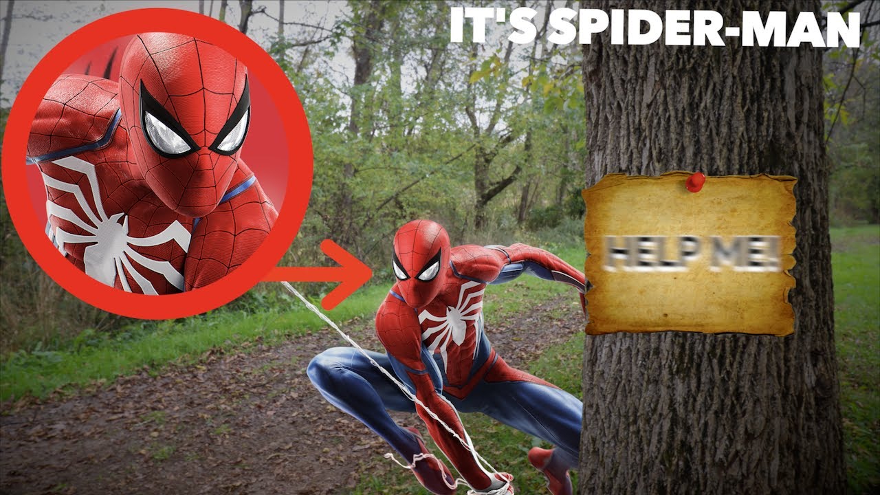 SPIDER-MAN LEFT ME A NOTE IN REAL LIFE! - YouTube