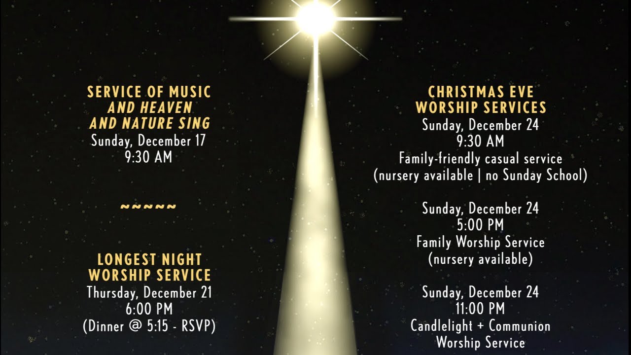 FPC Longest Night Worship - December 21, 2023 - YouTube