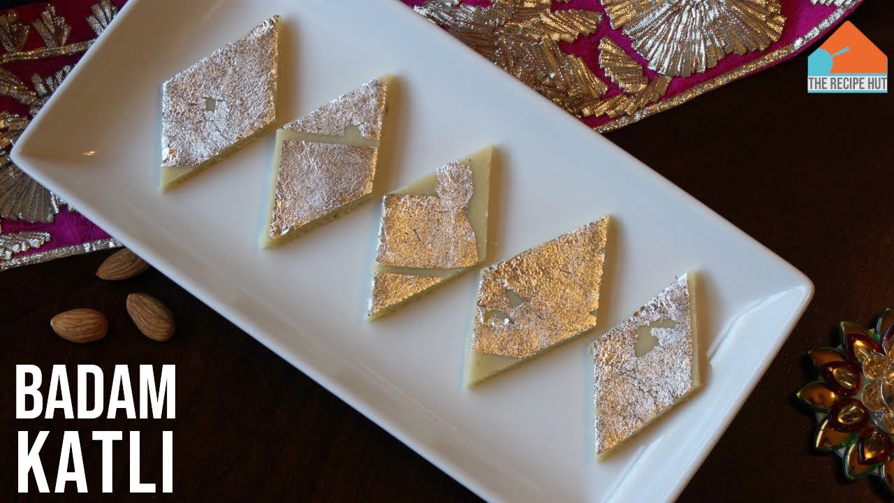 Badam Katli Recipe | Almond Fudge | Badam Barfi | Almond Katli Instant ...
