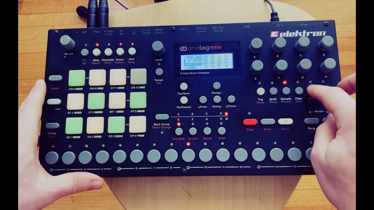 Glo Phase - Rare Colors 133 bpm - Elektron Analog Rytm Project and ...