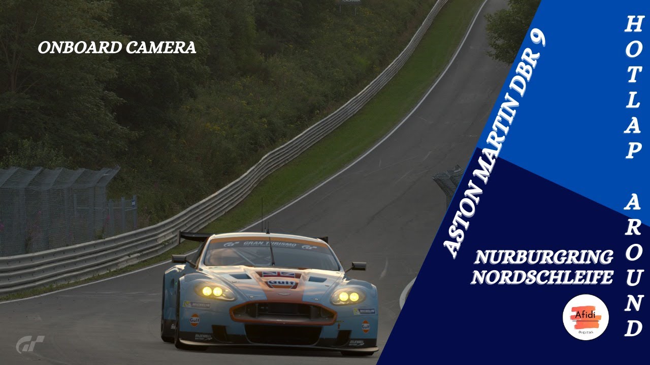 Aston martin DB9 Gulf livery on Nürburgring Nordschleife || Gran ...