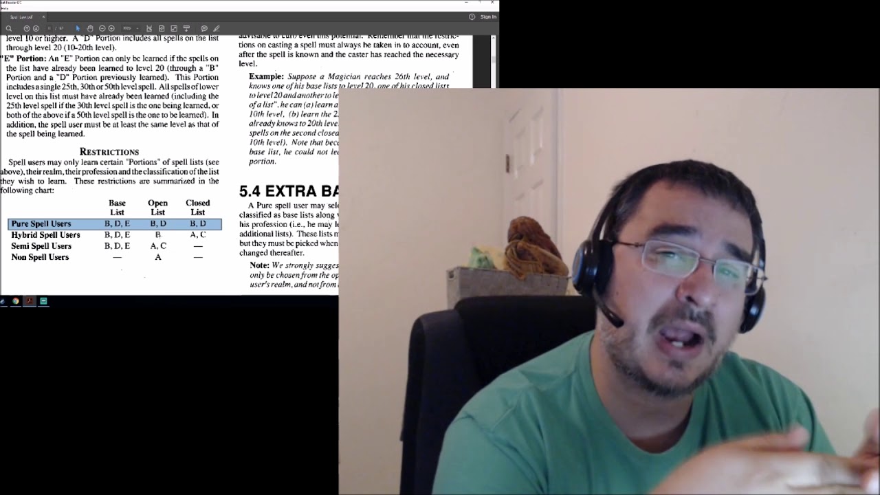 Intro to playing Rolemaster: 6-Spells - YouTube