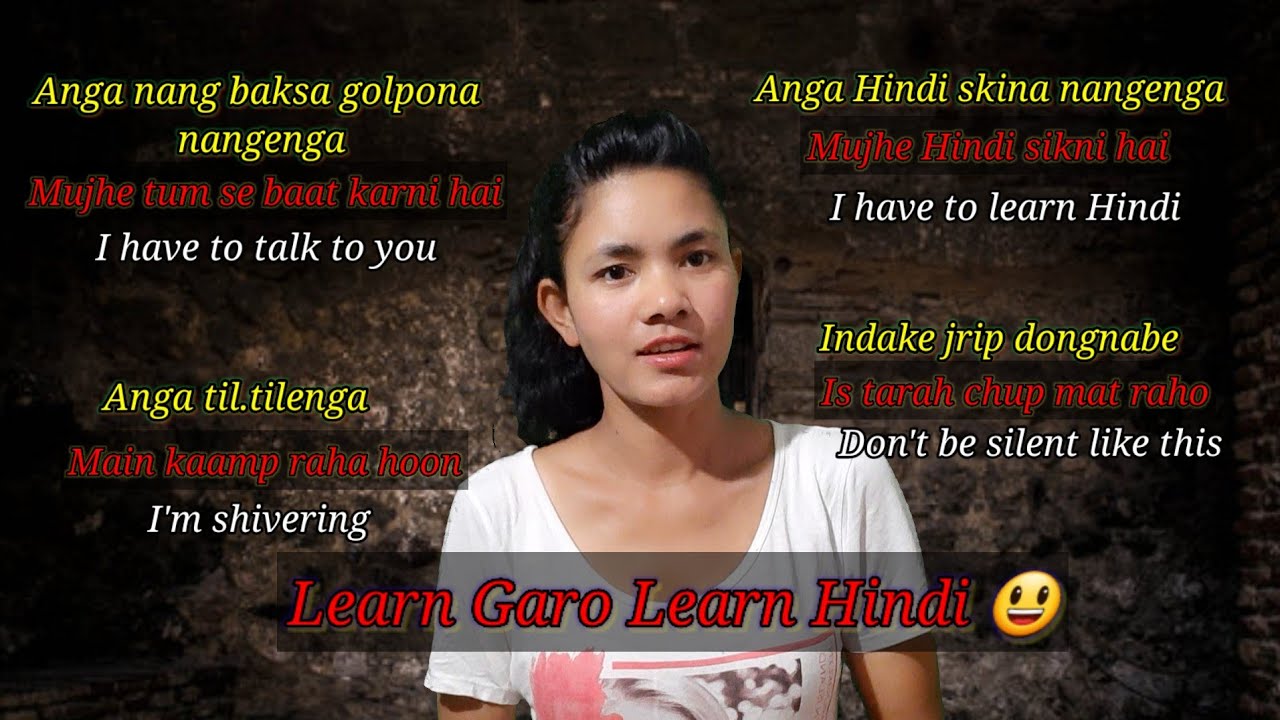 Daily Use English Sentences | Practice Garo Language😃 | Salantio ...