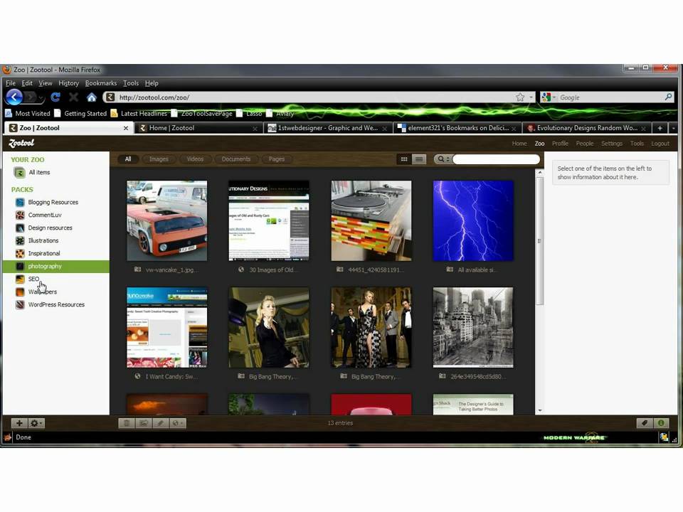 Intro to Zootool - Part 1 - YouTube