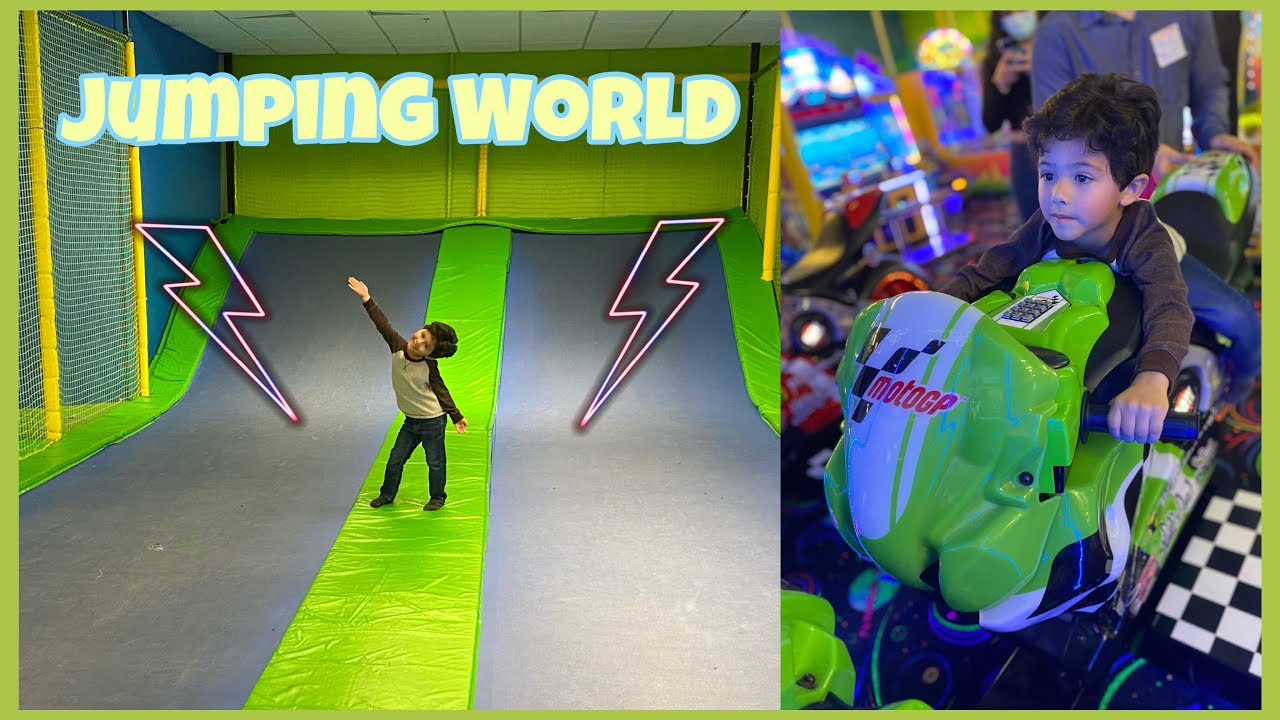 Jumping World Indoor Trampoline Park - YouTube