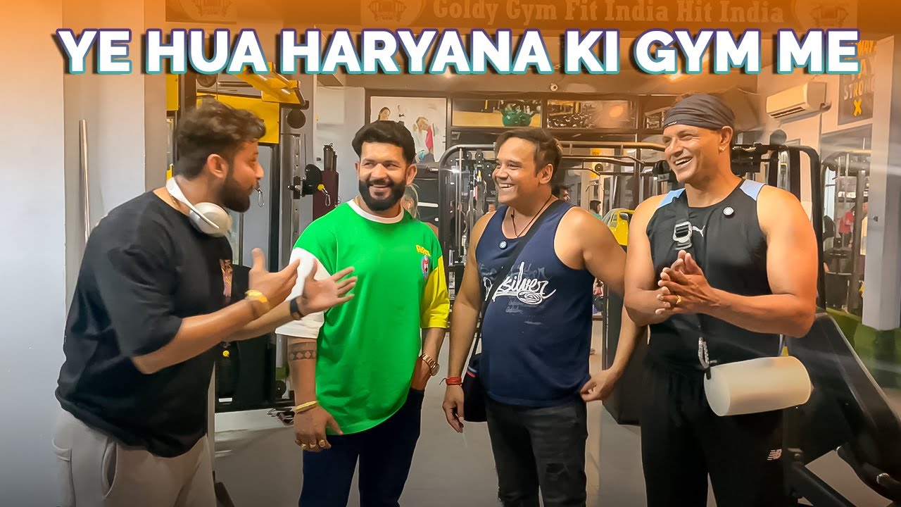 Yash Tonk's Intense Gym Workout With Vijay Verma | Haryana Fitness Vlog ...