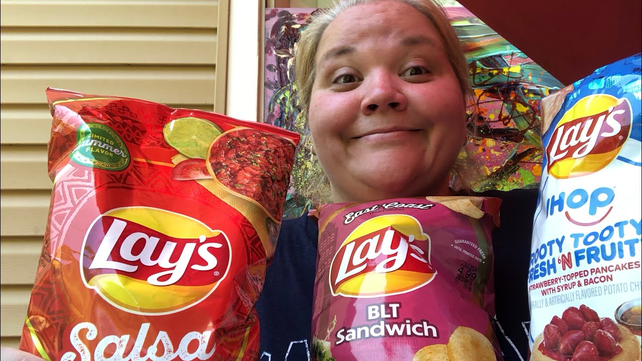 NEW Limited Edition Lay's Chips; Personal Vlog; POV; ASMR - YouTube