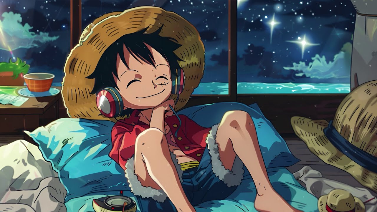 Luffy hip hop one piece 🏴‍☠️ Lofi hip hop songs mix to calm and ...