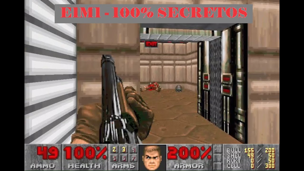 Doom 1 - E1M1 (Español) [Secretos 100%] - YouTube