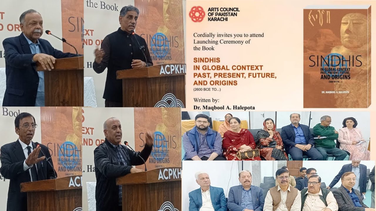 "Book Launch: Sindhis in Global Context by Dr. Maqbool A. Halepota ...
