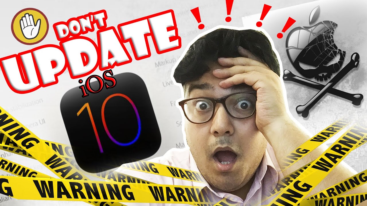 DON'T UPDATE iOS10 | iOS 10 BUG | BRICK MY iPHONE - YouTube