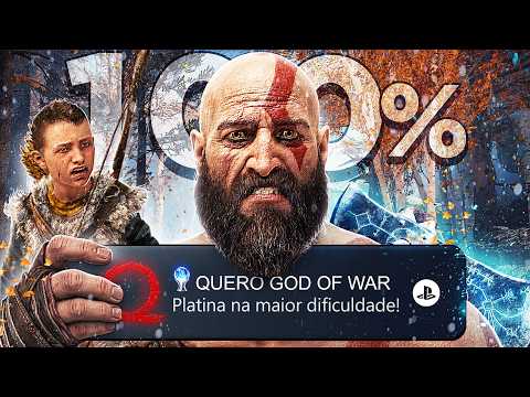 A PLATINA DO GOW 2018 NO 'QUERO GOD OF WAR' É DOLOROSA!