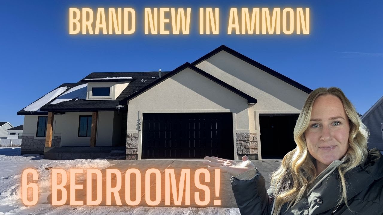 Beautiful Custom Home- New Construction in Ammon Idaho - YouTube