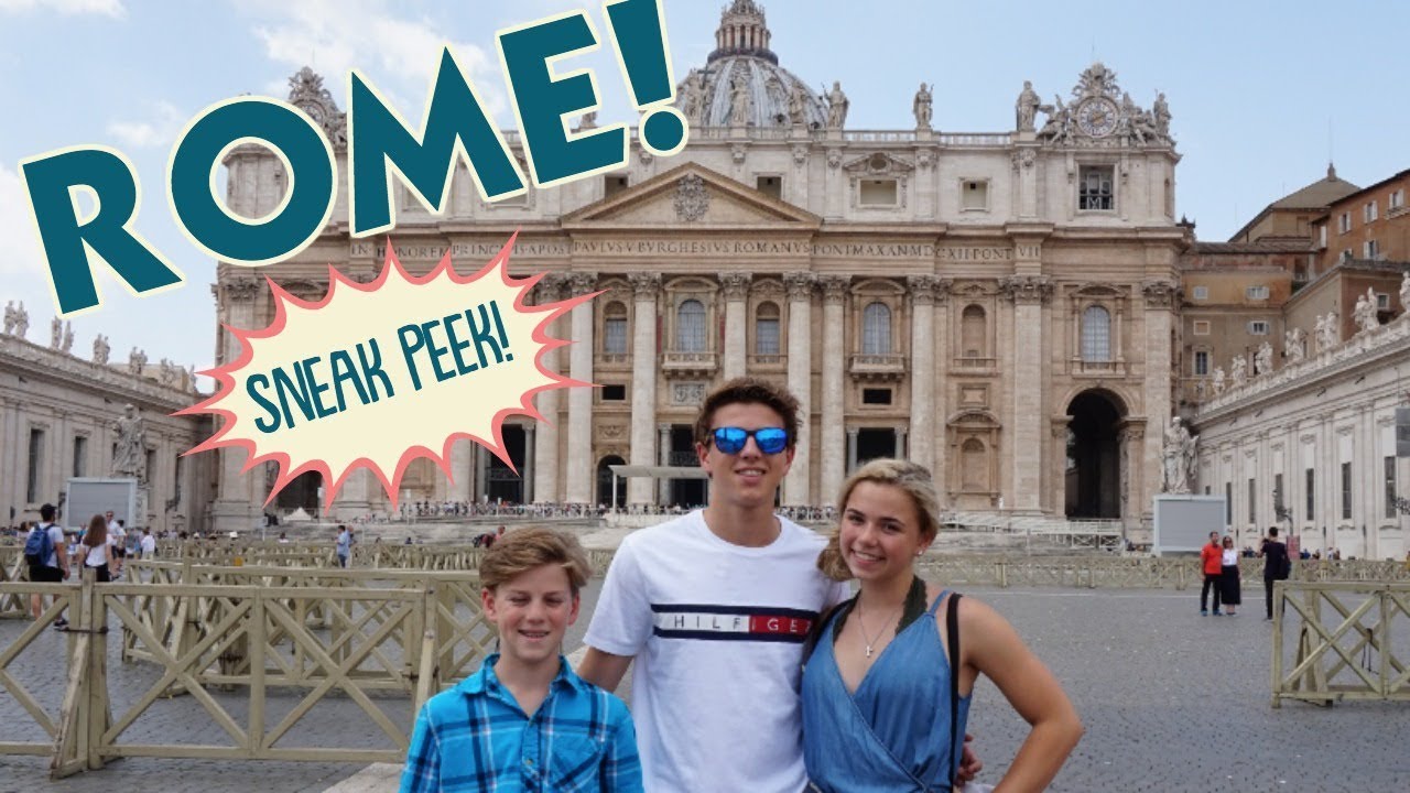 DISNEY MEDITERRANEAN CRUISE: WELCOME TO ROME *sneak peek* - YouTube