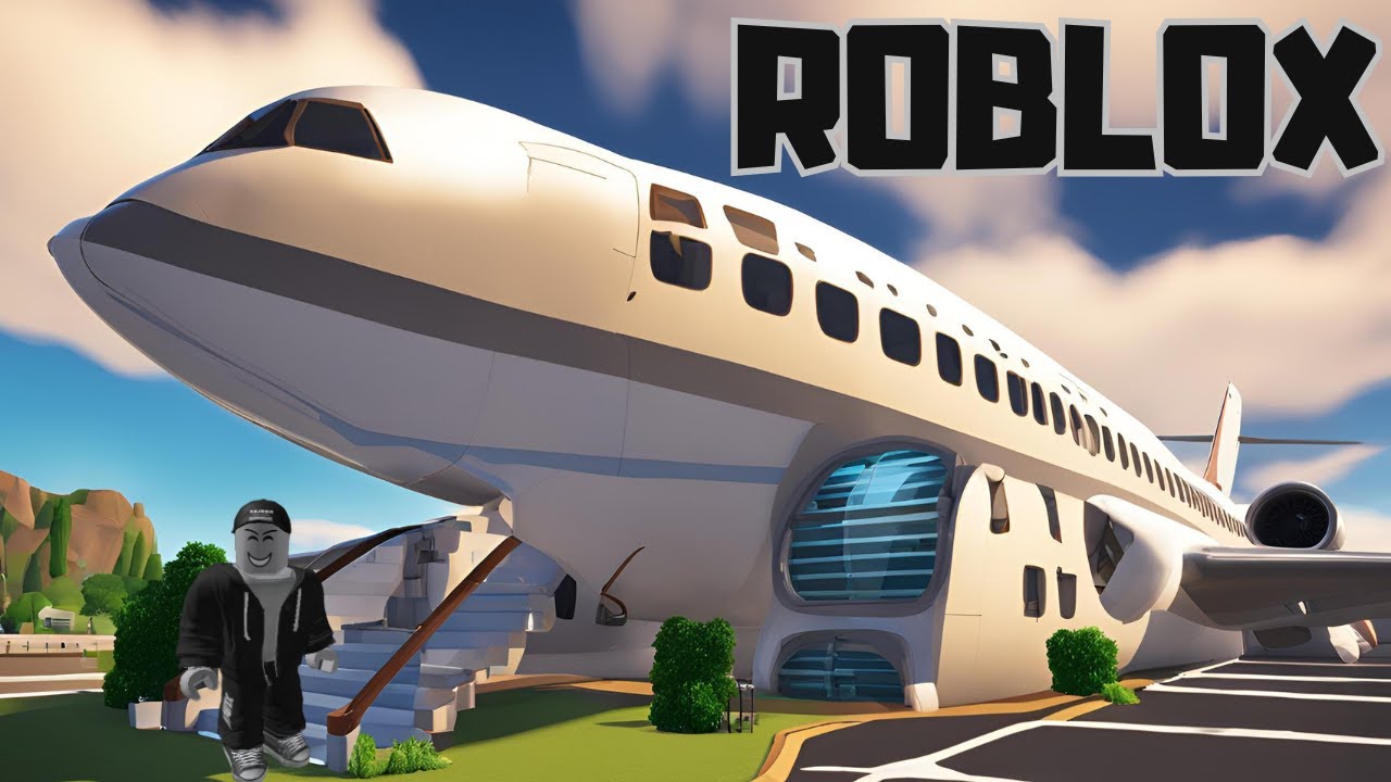 Je construis mon avion de lux dans ROBLOX - YouTube