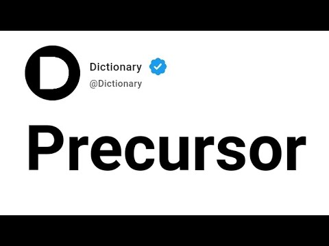 Precursor Meaning In English - YouTube