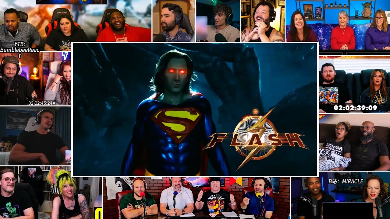 Multiverse Cameos scene | The Flash (2023) reaction mashup - YouTube