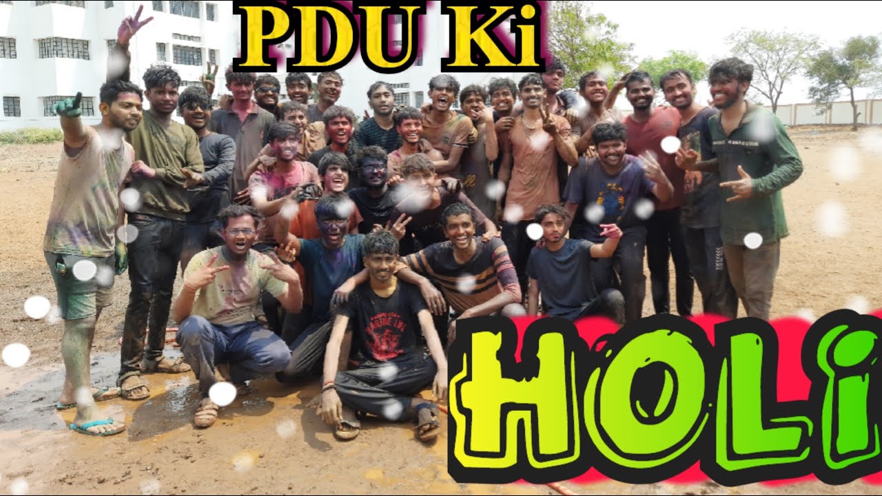 Holi Celebration in PDU DENTAL COLLEGE 🎉🎊💫 - YouTube