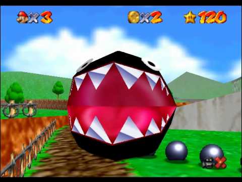 Super Mario 64: Soltar al Chomp Cadenas (Prueba) - YouTube