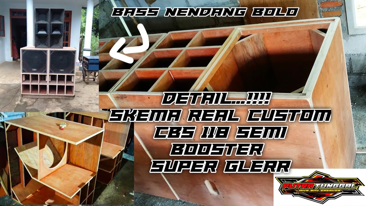 Skema box CBS 18Inch real Custom by putra tunggal jaya box speaker ...