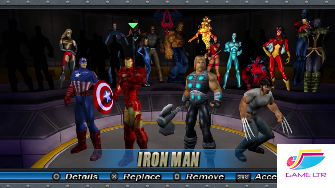 Marvel Ultimate Alliance Movie Game │PSP Full Gameplay Marvel ...