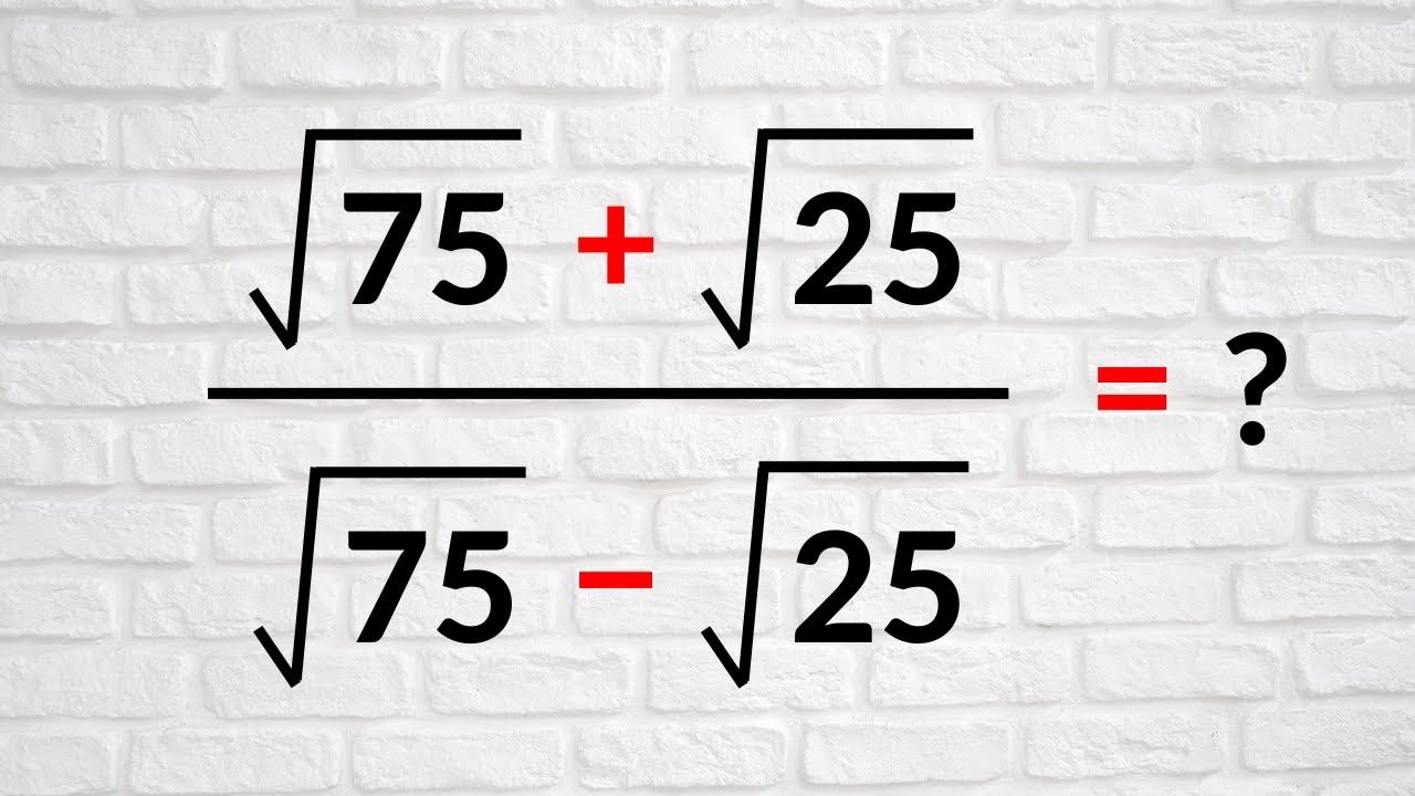 Japanese | A Nice Square Root Algebra Problem | Math Olympiad - YouTube