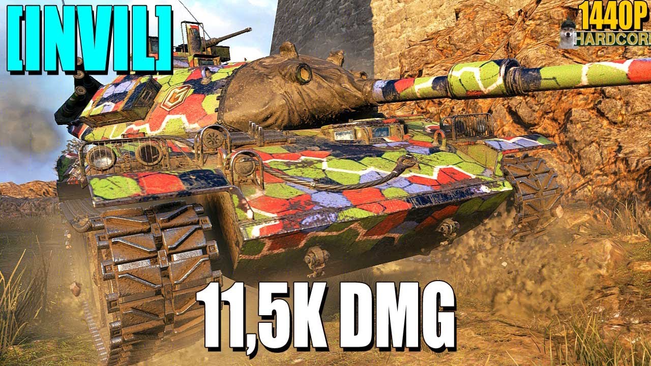 STB-1: 11.5k damage [INVIL] - World of Tanks - YouTube
