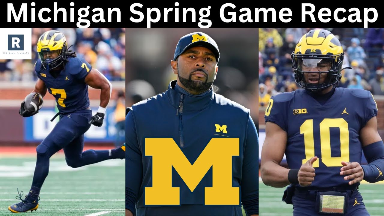 Michigan Football Spring Game Recap | Instant Reaction - YouTube