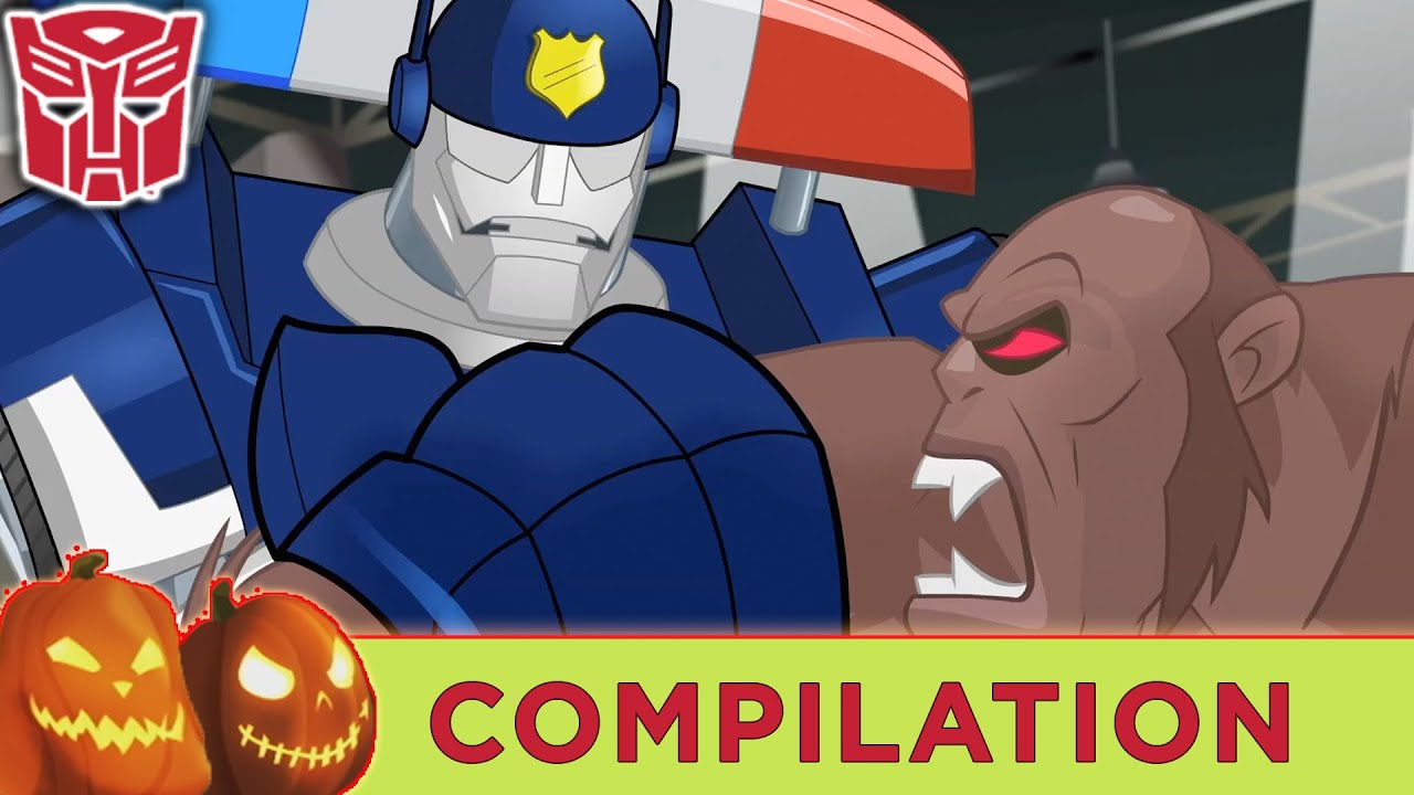 Transformers en français 🎃 HALLOWEEN Compilation | Rescue Bots | 1 ...