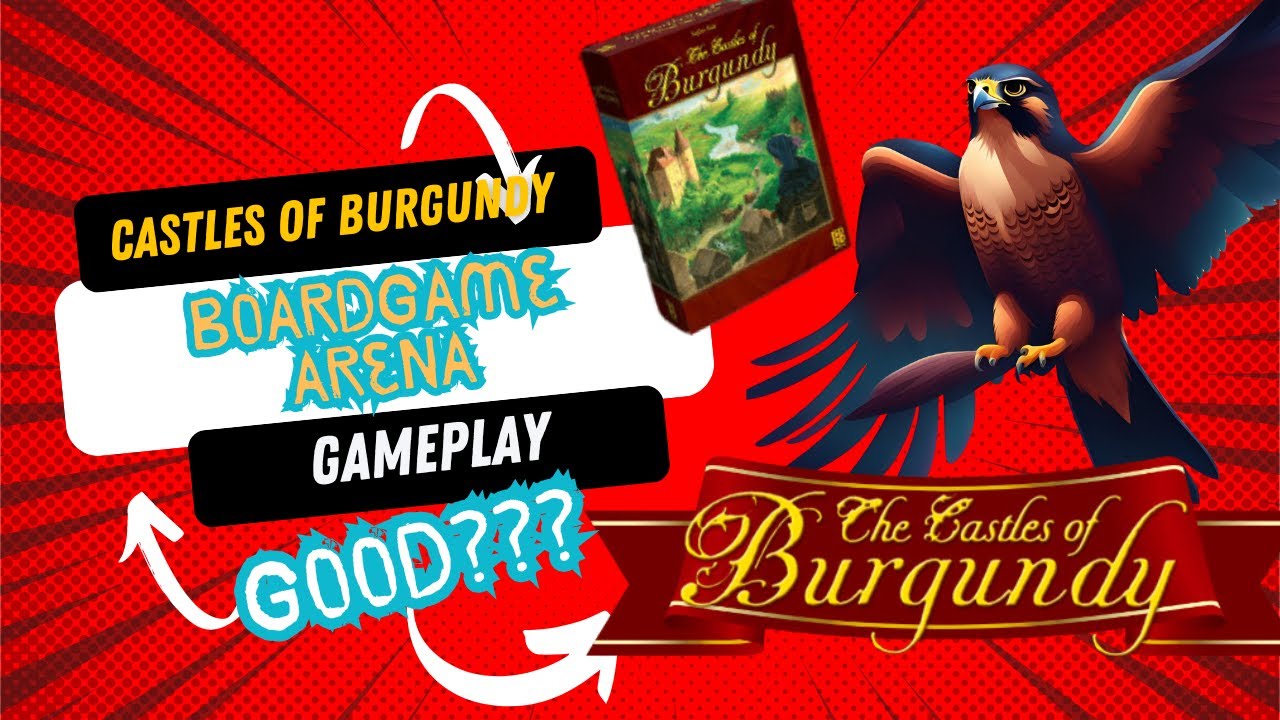 CASTLES OF BURGUNDY: GAME PLAY (BOARDGAMEARENA.COM) - YouTube