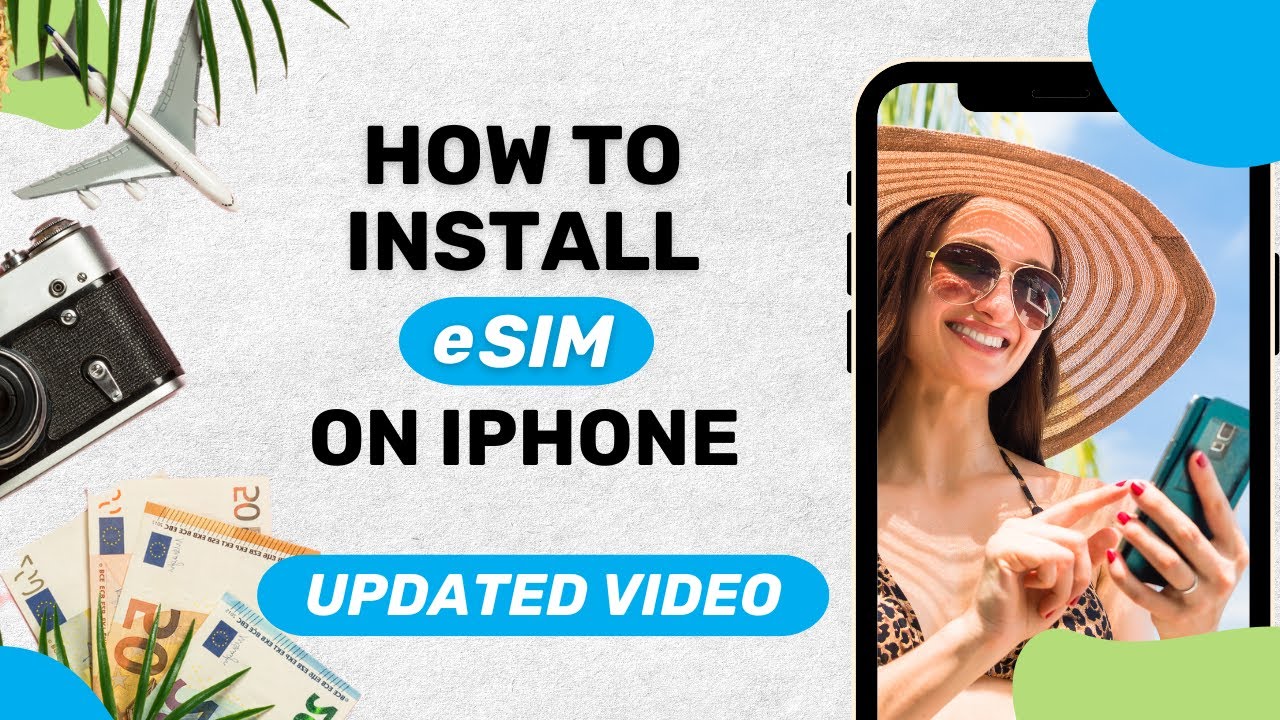 How To Install eSIM on iPhone iOS - Updated Video - YouTube