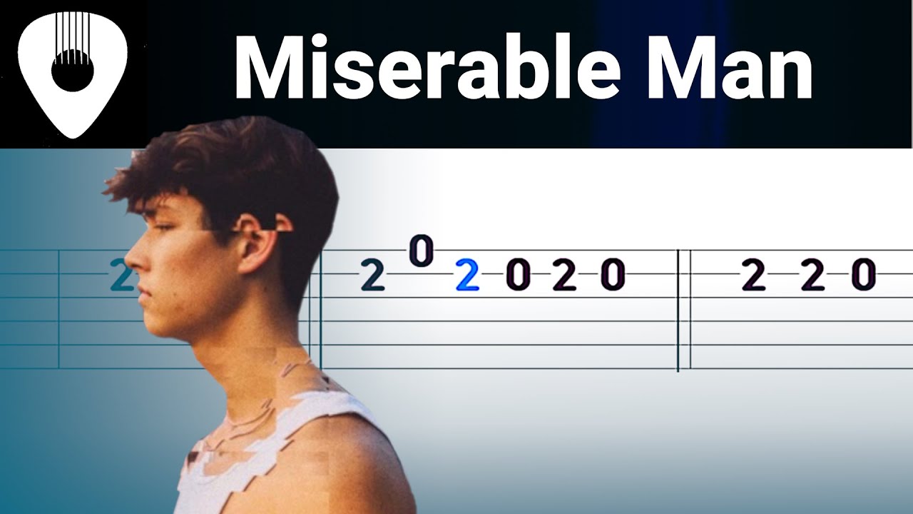 David Kushner - Miserable Man (Easy Guitar Tabs Tutorial) - YouTube