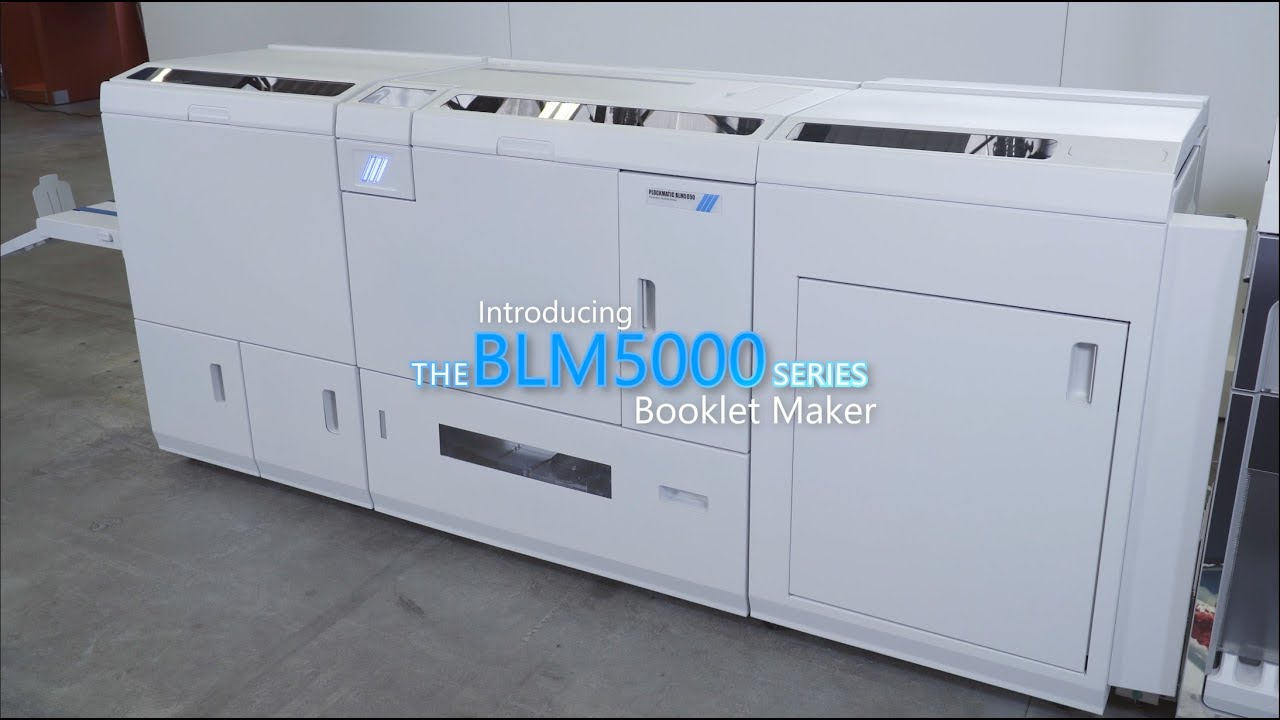 Plockmatic BLM5000 Booklet Making System - YouTube