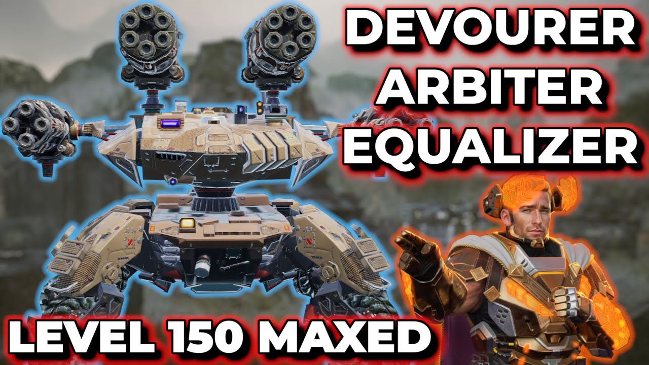 WR - New Titan Devourer Arbiter Equalizer Can Take On Mauler Head On | War Robots - YouTube