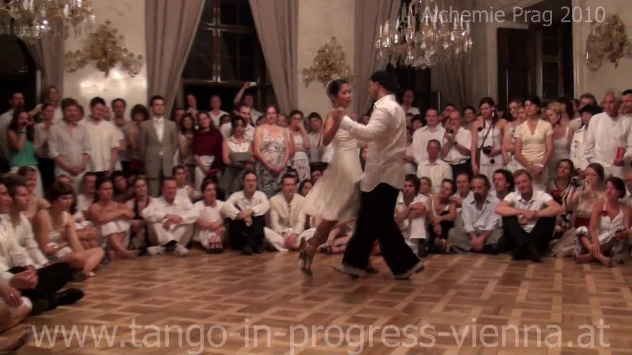Tango in progress Vienna meets "white Christina & Homer" Alchemie Prag 010 - YouTube