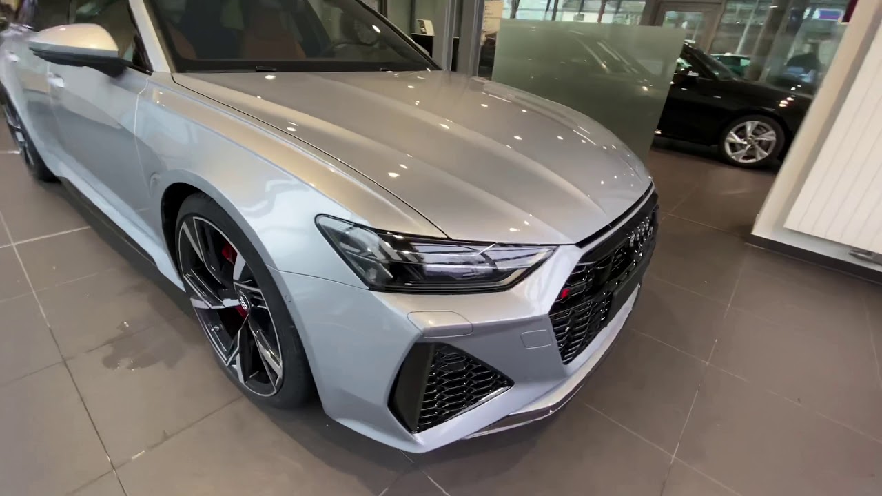 Audi RS6 Florettsilber met. New Modell - YouTube