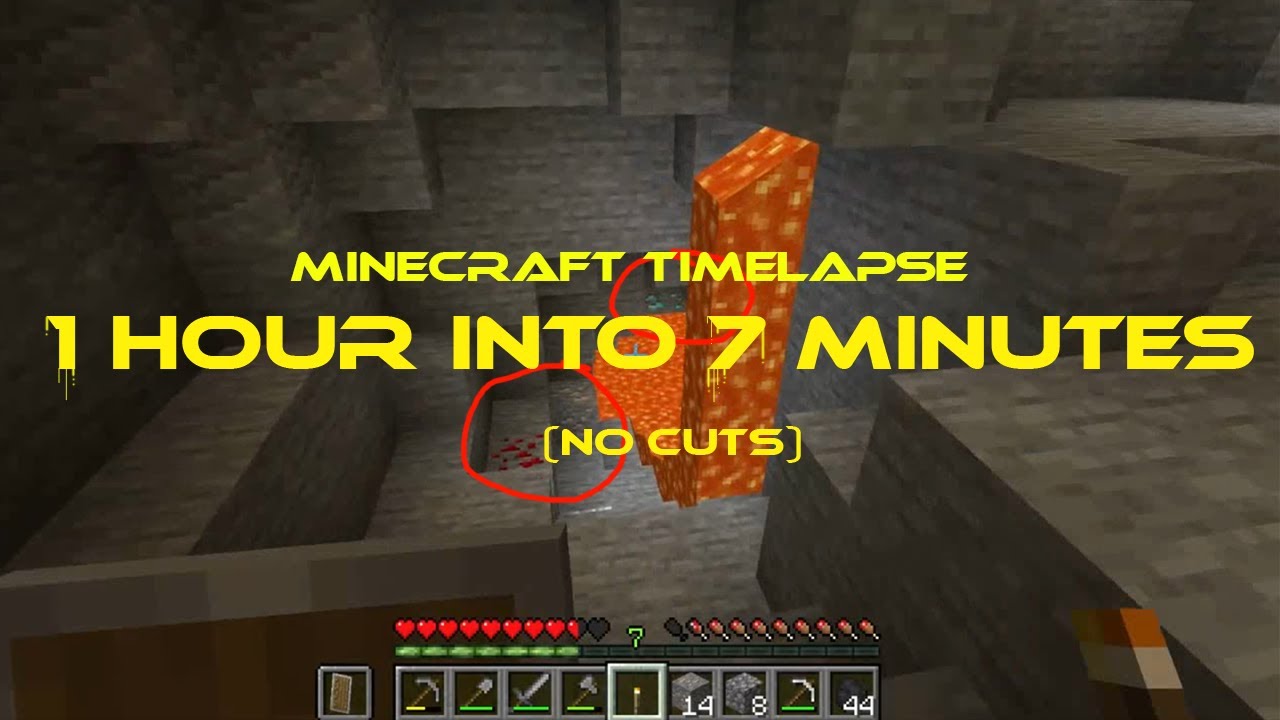 1 hour into 7 minutes [ Minecraft Time-Laps ] Episode - 1 - YouTube