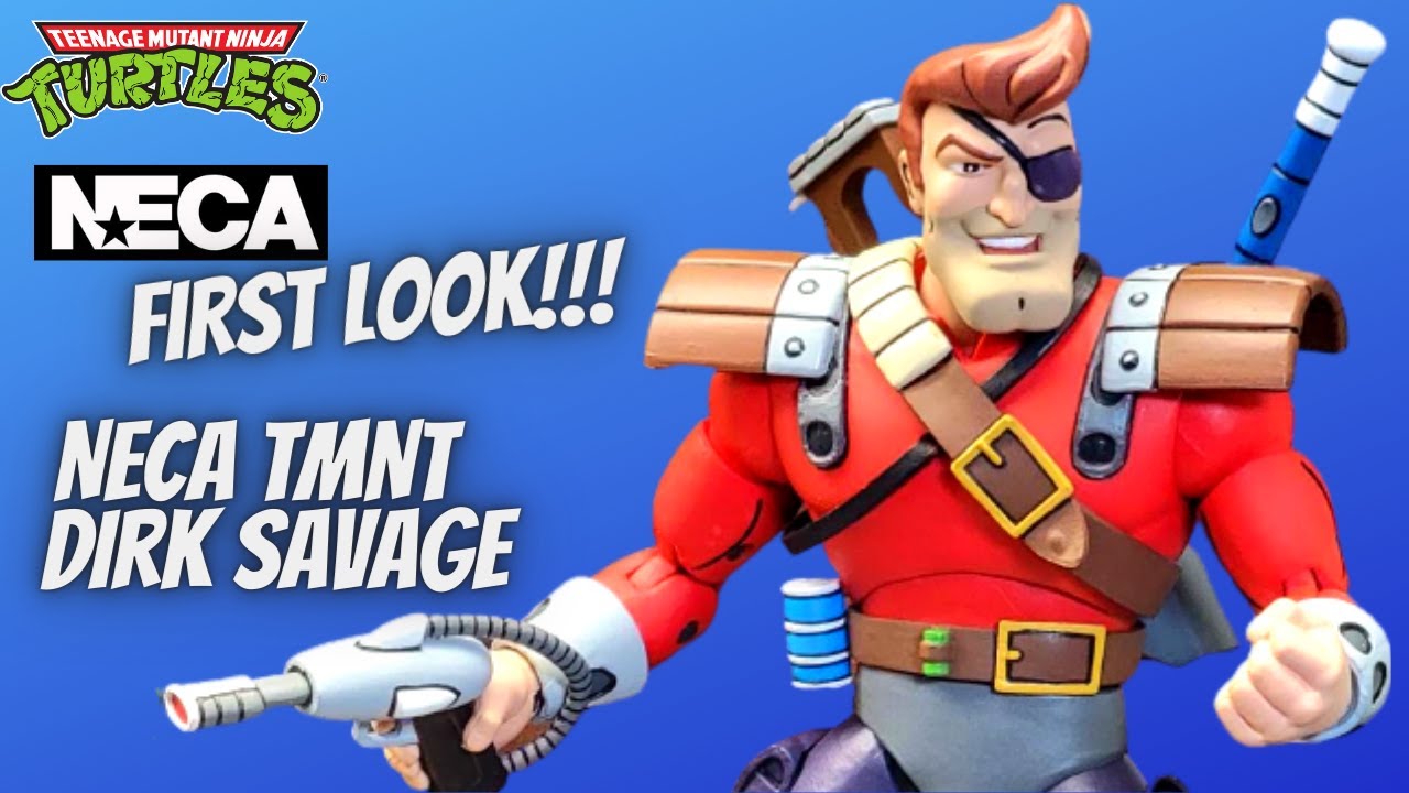 NECA TMNT Dirk Savage Figure First Look!! - YouTube