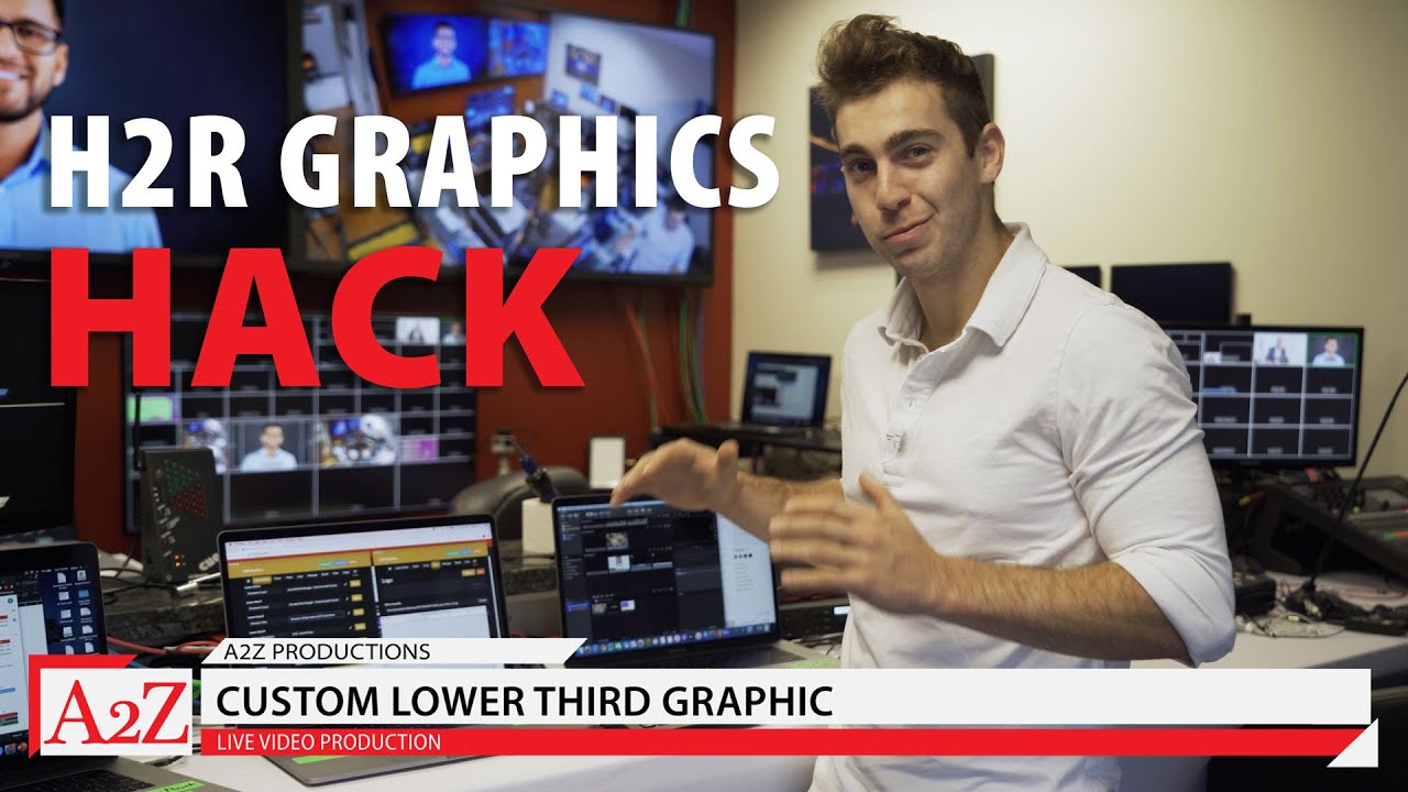 How to Use ANY Custom Lower Third With H2R Graphics - YouTube