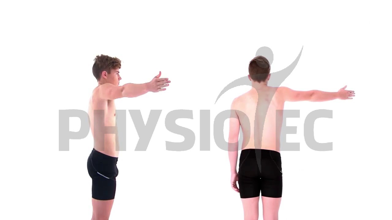 Arm abduction (90° abduction - lift and lower) - YouTube