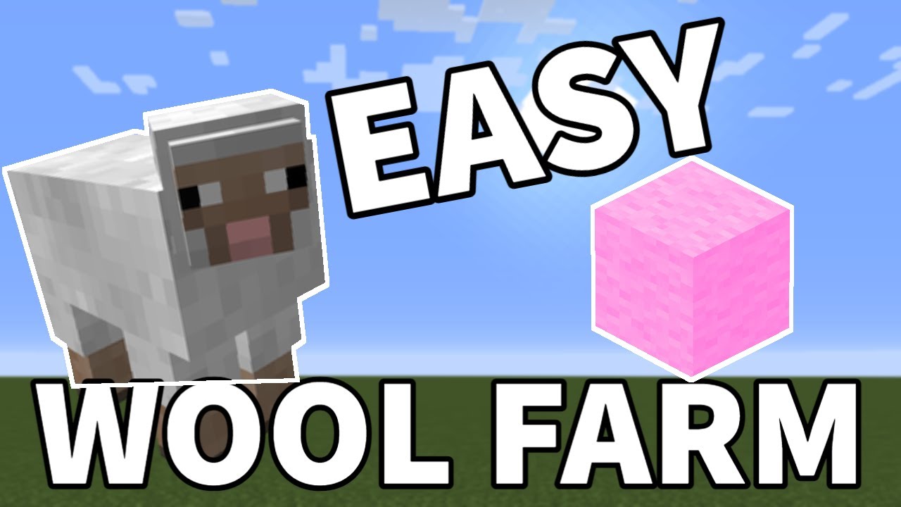 EASY WOOL SHEEP FARM MINECRAFT JAVA 1.19 - YouTube