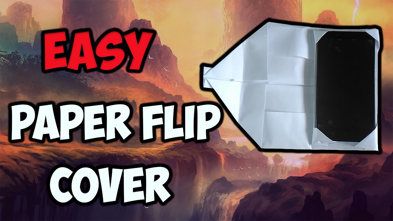 Easy Paper Flip Cover - YouTube