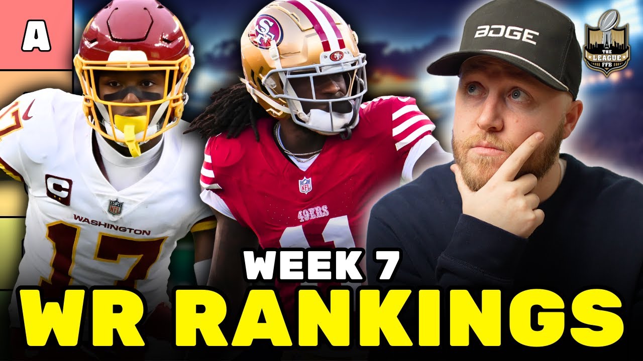 Top 36 Wide Receiver Rankings & Tiers for Week 7 | Fantasy Football ...